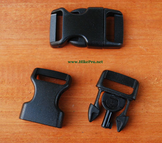 HikePro- 5/8 Curved Buckle with hidden Universal Handcuff Key (Easy)