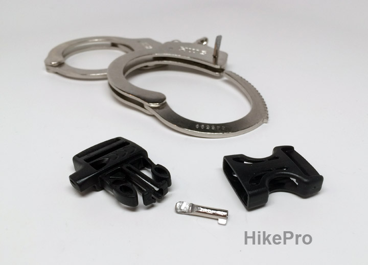 HikePro - HD 3/4 Whistle Buckle with Hidden Metal Key